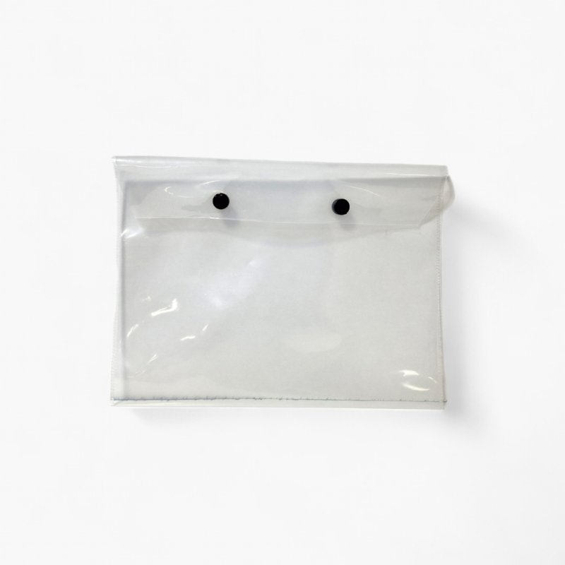 Folder plastico con botones 1/2 oficio transp. – PapelCruz Libreria ...