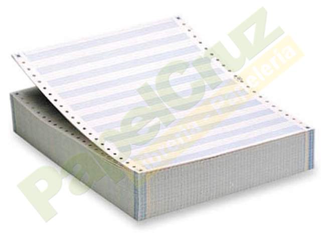 Papel continuo 9 1/2 x 11 x 3 vias con carbónico. – PapelCruz Libreria ...