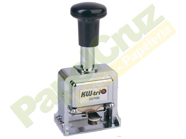 Sello numerador automatico KW 207 metal de 7 dig. - PapelCruz Libreria ...