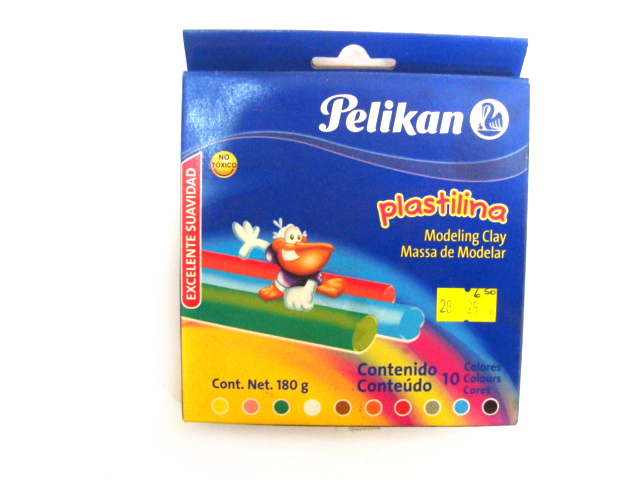 Plastilina Pelikan 10 colores. Flexible no grasosa – PapelCruz Libreria ...
