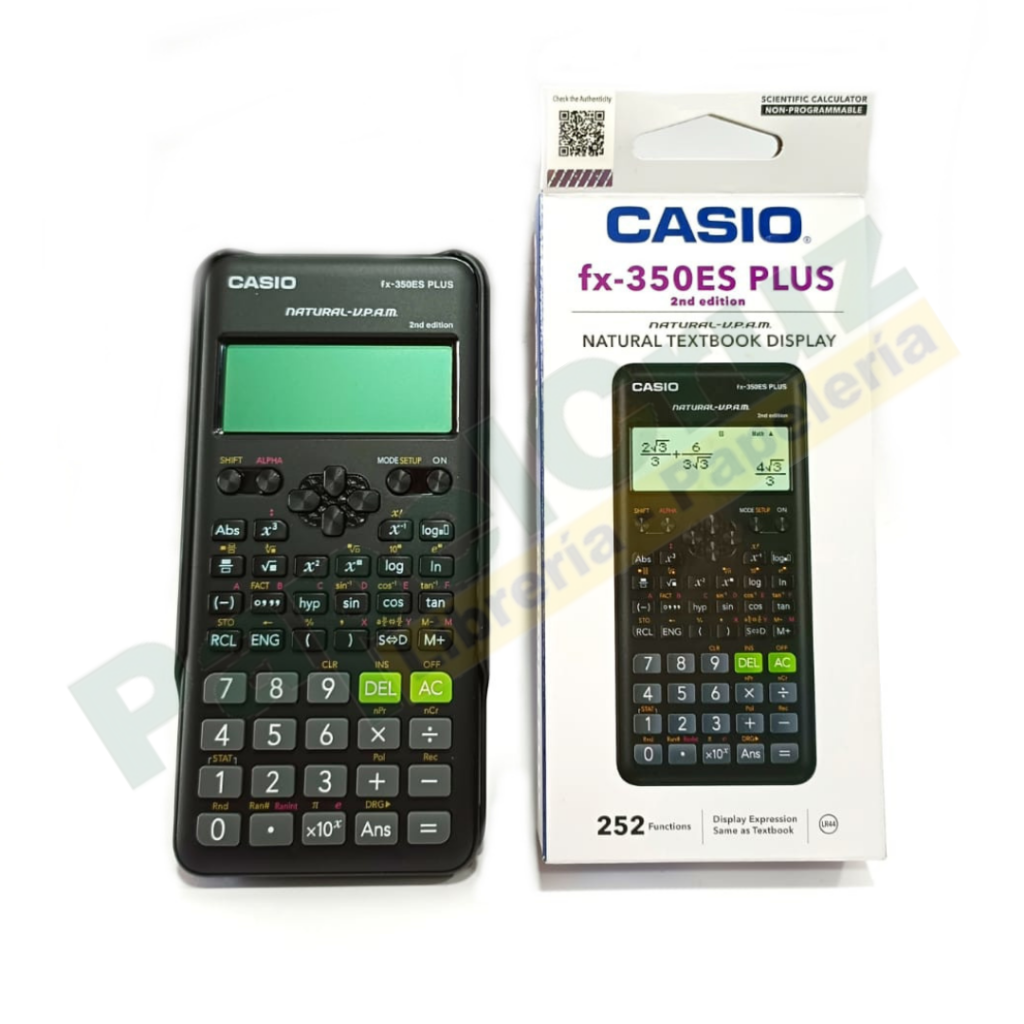 Calculadora Casio FX- 350 ES Plus cientifica. – PapelCruz Libreria – Papeleria