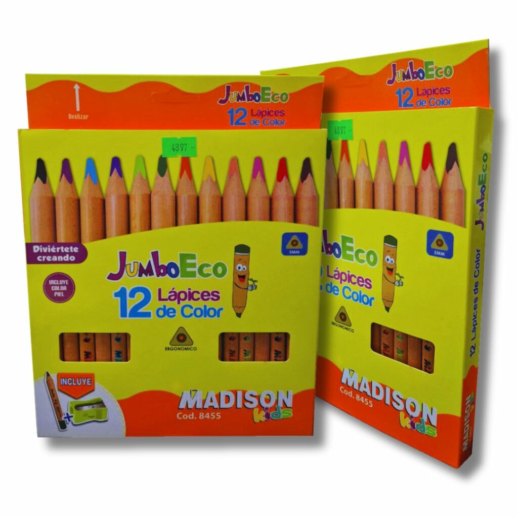LÁPICES DE COLORES LARGOS – PapelCruz Libreria – Papeleria