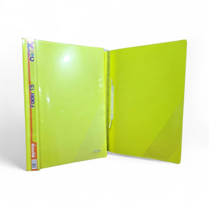 Folder plastico Madison T-5 Oficio amarillo. – PapelCruz Libreria ...