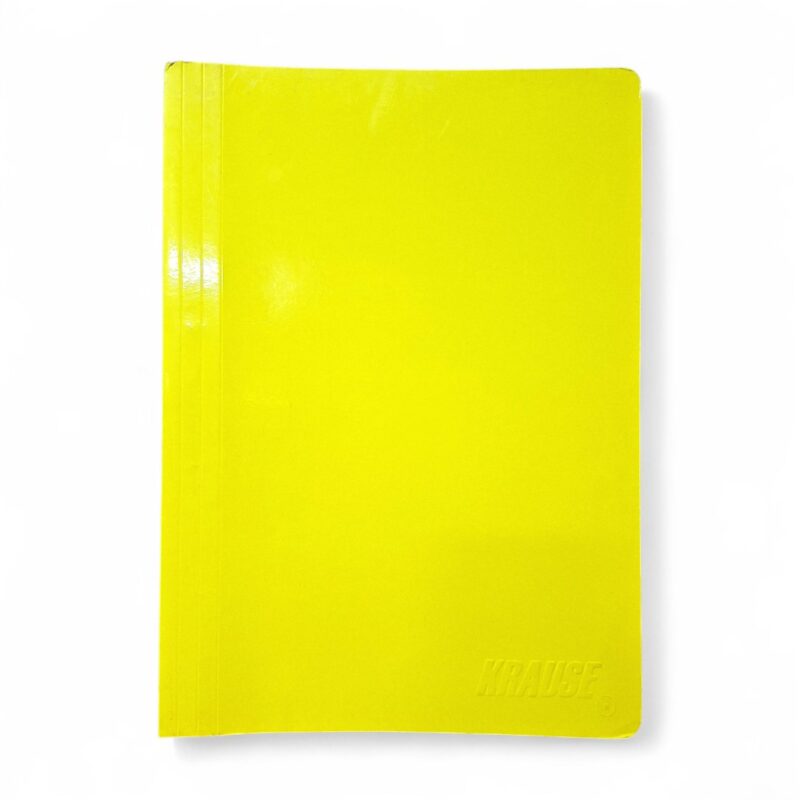 Folder Krause de cartulina plastificado amarillo Oficio – PapelCruz ...