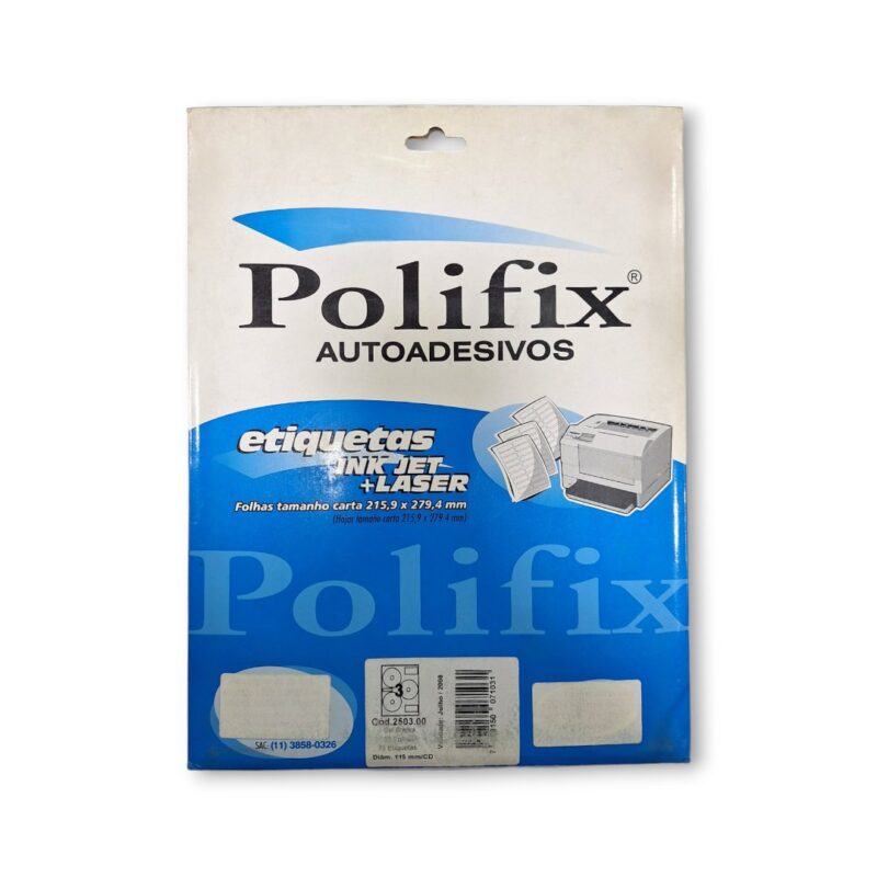Etiqueta Polifix para CD tam. carta x 75 unids. – PapelCruz Libreria ...