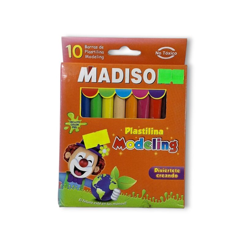 Plastilina Madison Modeling 10 colores. – PapelCruz Libreria – Papeleria